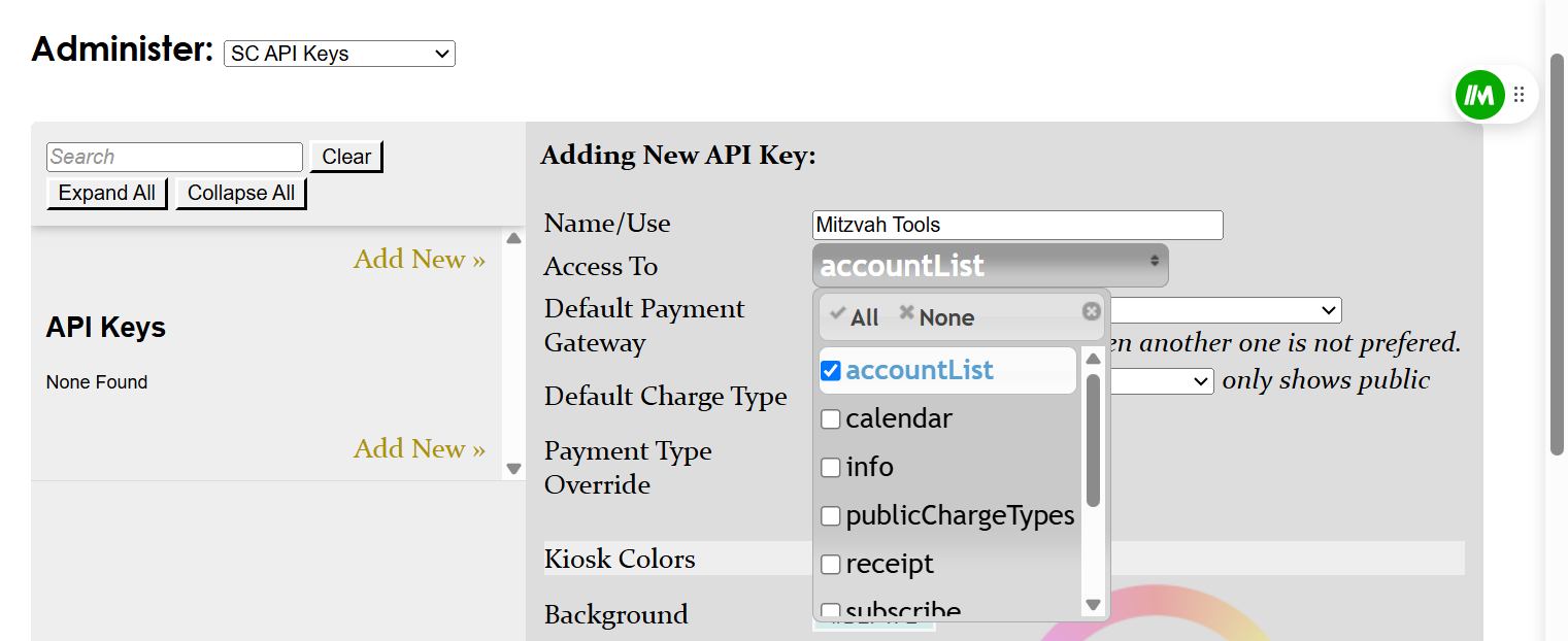 Mitzvah Tools: Set Up ShulCloud API (How to and Reference) – Shulware